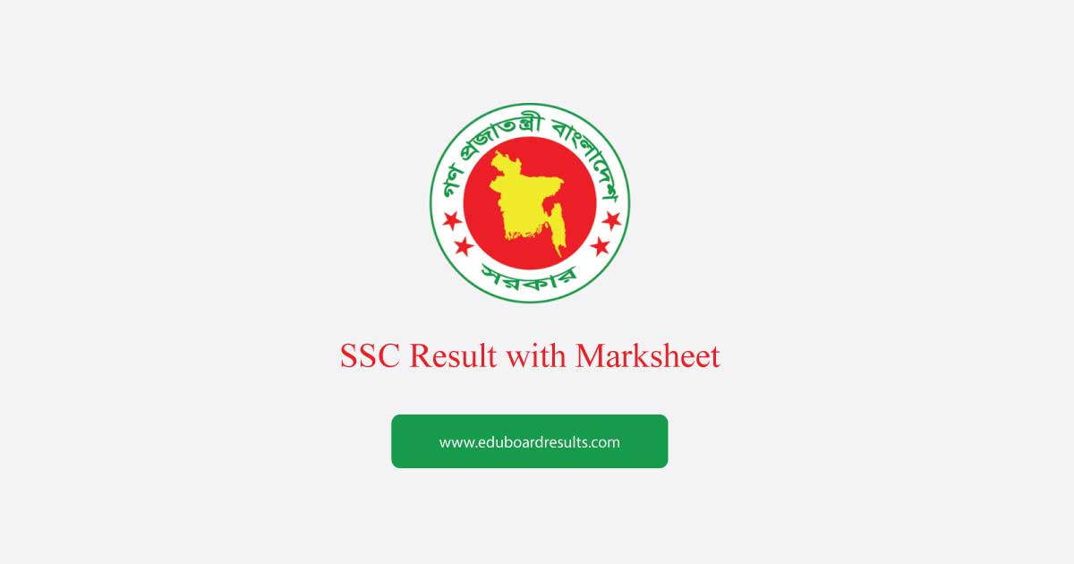 SSC Result 2025 with Marksheet - Education Board Results